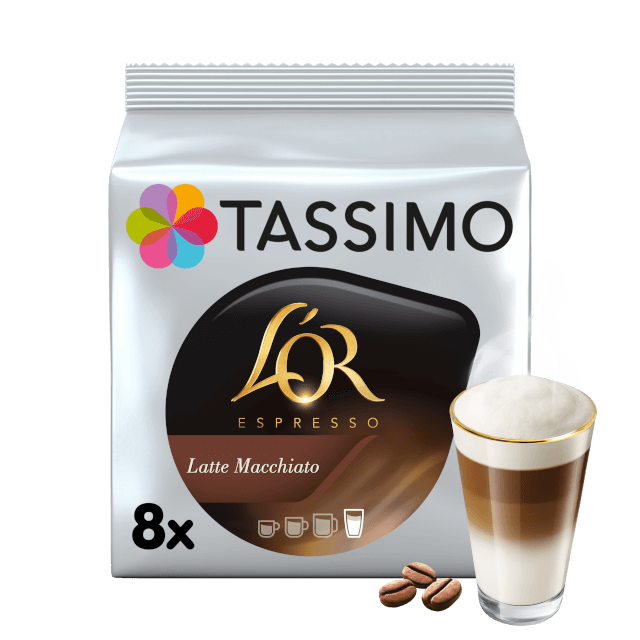 L'OR Espresso Latte Macchiato - Pods for Tassimo – The Coffee Pod Company